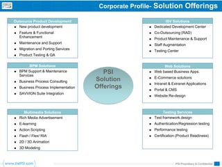 PSI corporate profile | PDF