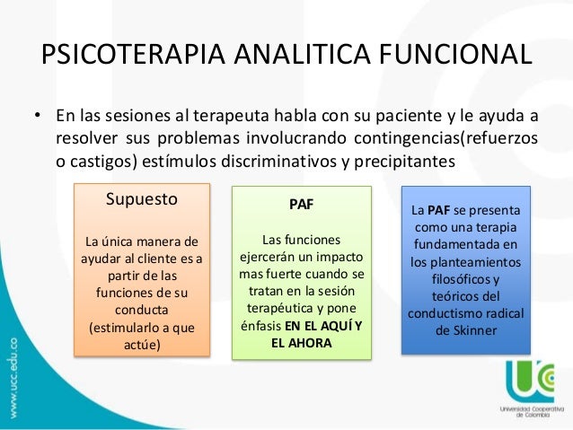 Psicoterapia Analitica Funcional