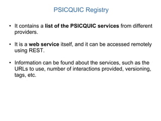 Psicquic | PPT