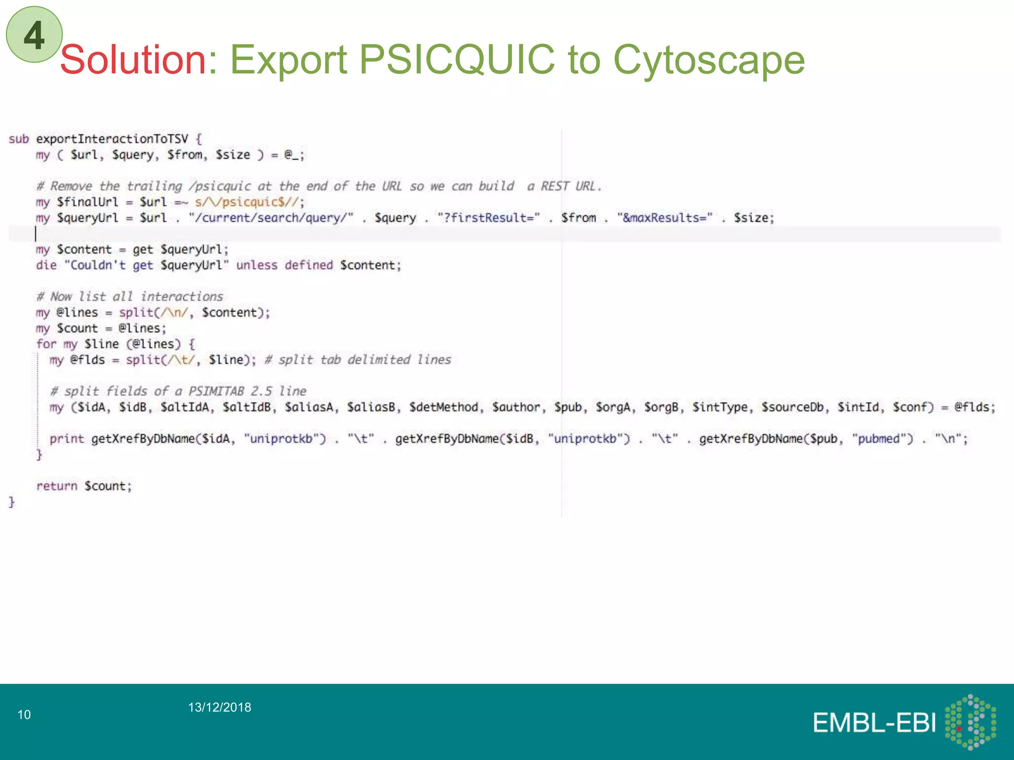 Psicquic tutorial | PPT