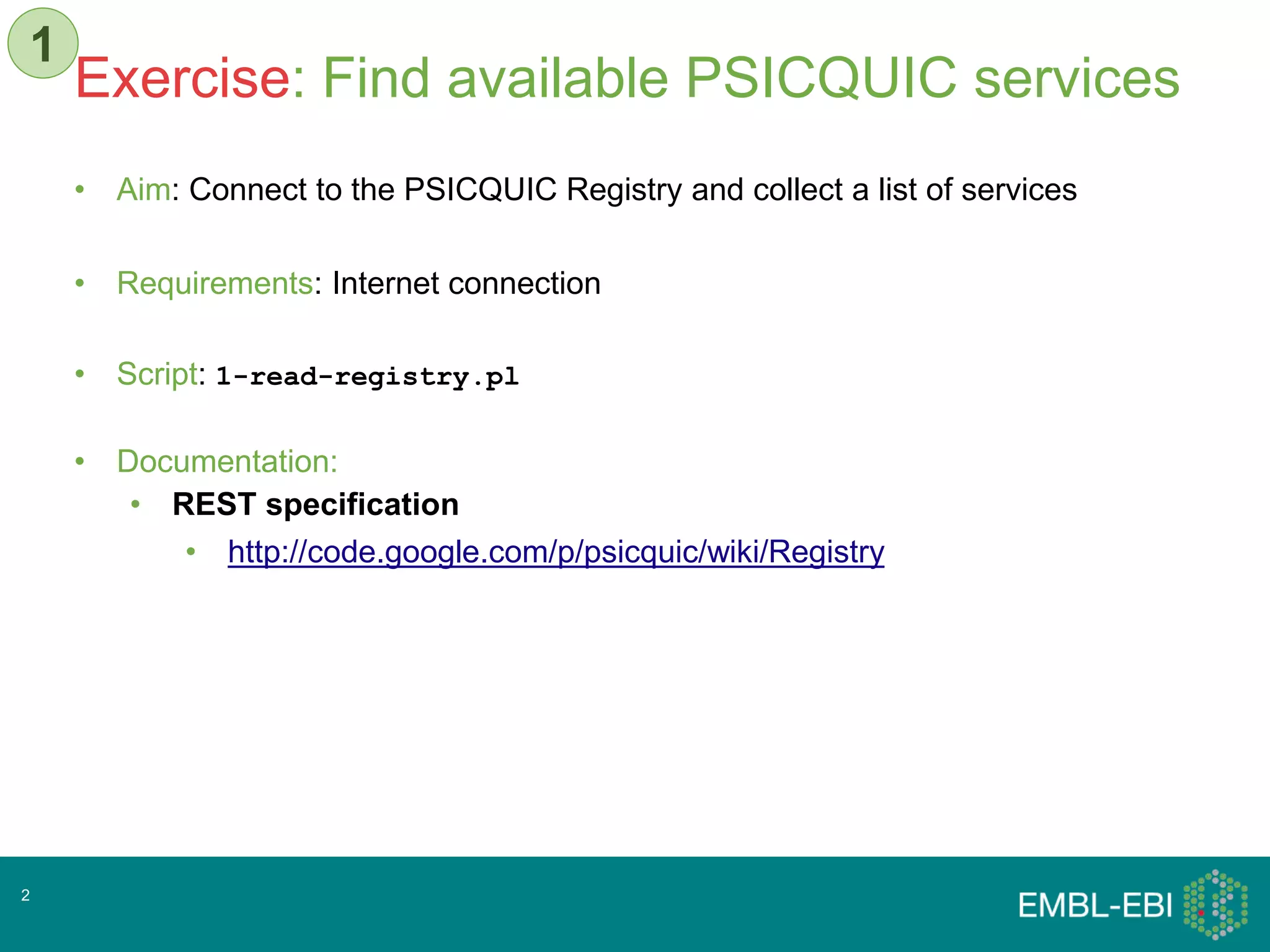 Psicquic tutorial | PPT