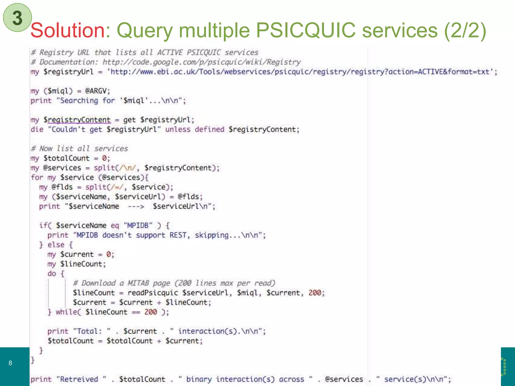 Psicquic tutorial | PPT