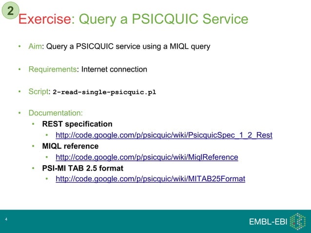 Psicquic tutorial | PPT