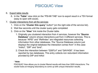 PSICQUIC tutorial | PPT