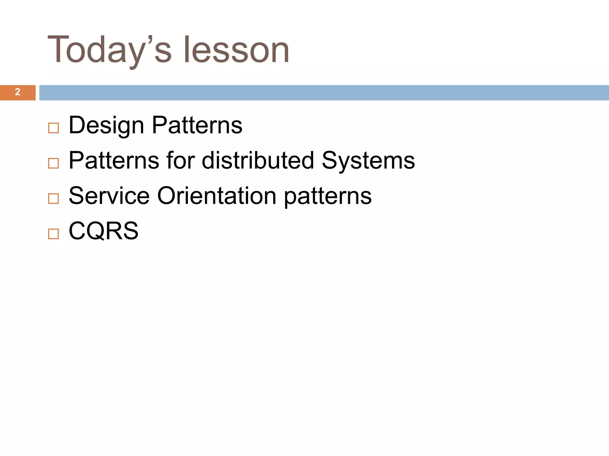 Patterns For Distributed Systems Pptx Databases Computer Software