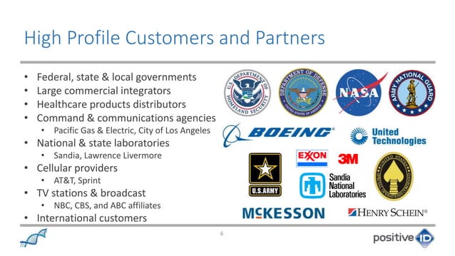 Positive ID Presentation | PPTX | Biotech and Biomedical Industry ...
