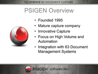 PSIGEN Document Capture | PPT
