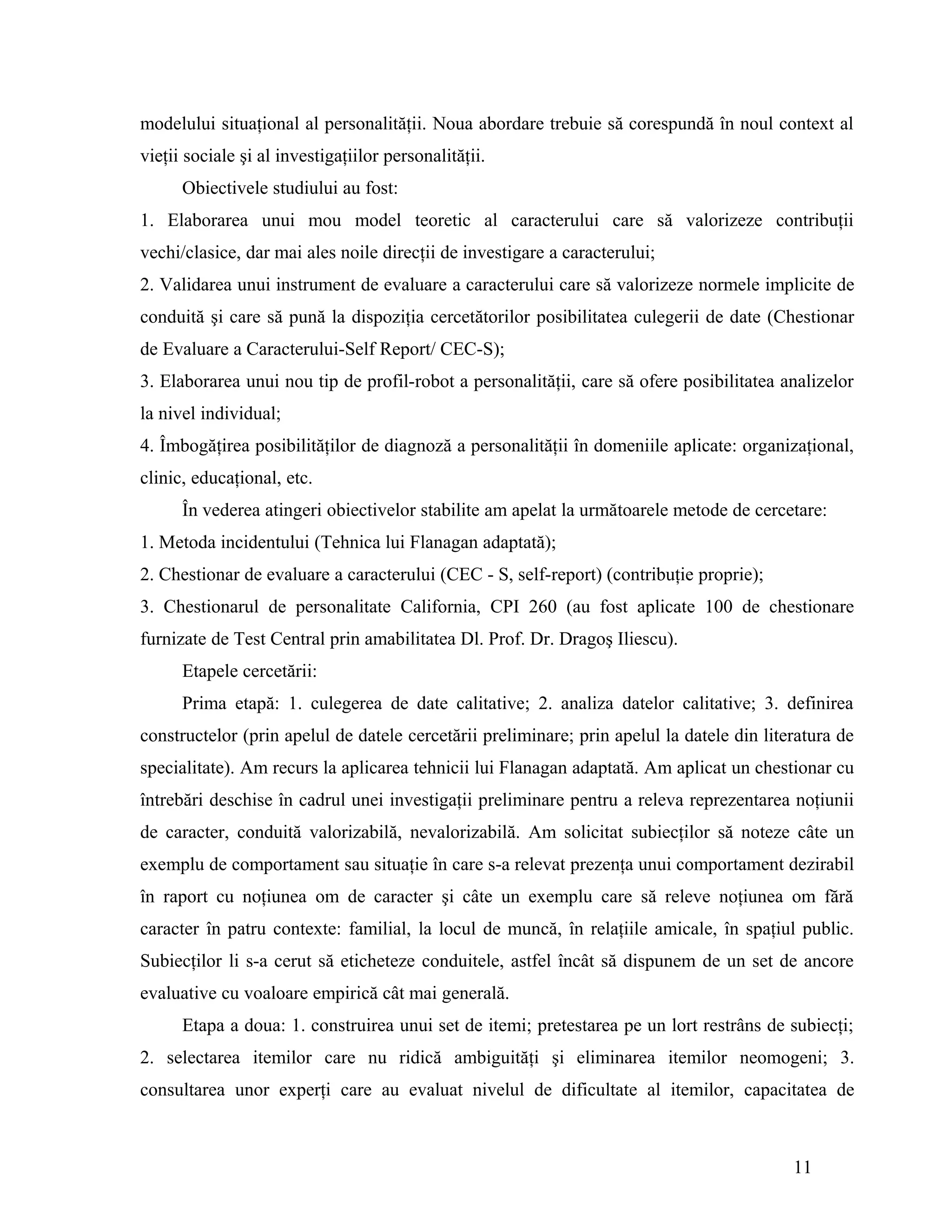 Psihologia caracterelor | PDF