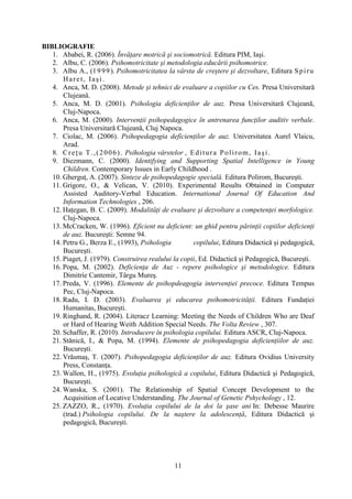 Psihomotricitatea in cadrul teci | PDF