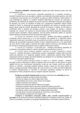 Psihomotricitatea in cadrul teci | PDF