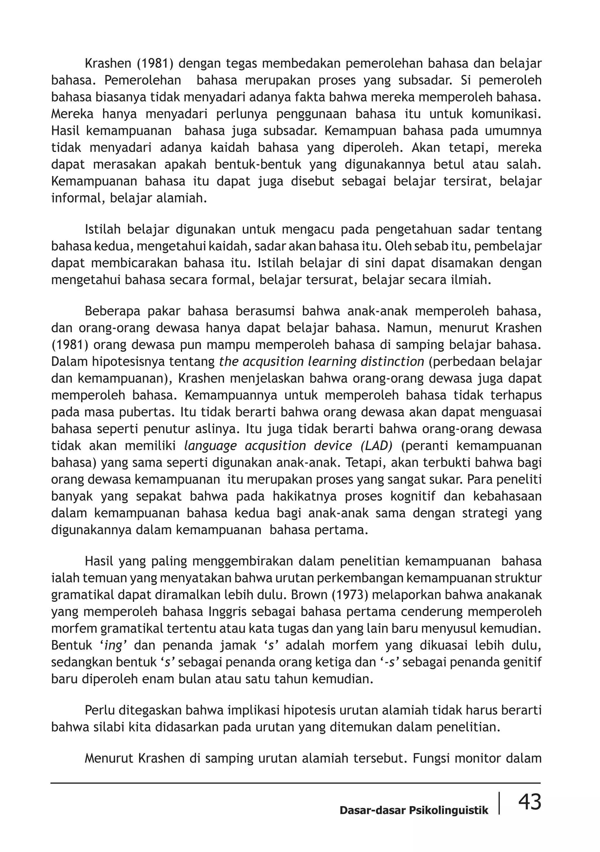 DASAR-DASAR PSIKOLINGUISTIK -- KHOLID A. HARRAS & ANDIKA DUTHA BACHARI ...