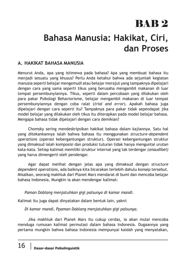 DASAR-DASAR PSIKOLINGUISTIK -- KHOLID A. HARRAS & ANDIKA DUTHA BACHARI ...
