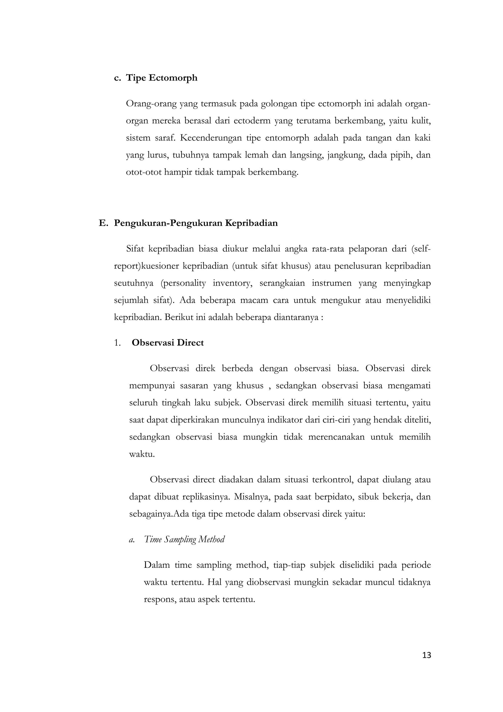 Psikologi Kepribadian | DOC