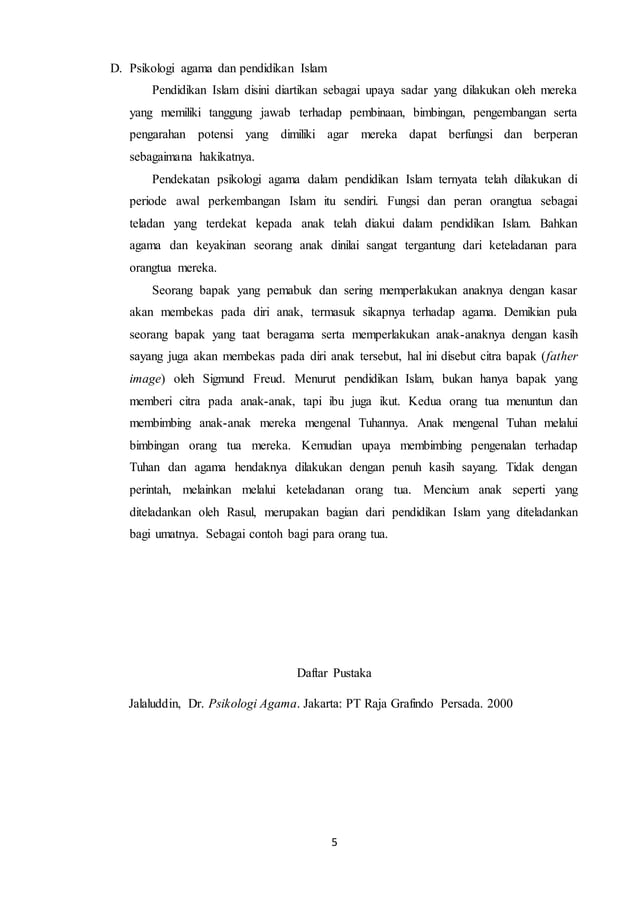 Psikologi agama sebagai disiplin ilmu | DOCX