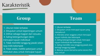 Pengertian Group dan Team | PDF