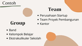Pengertian Group dan Team | PDF
