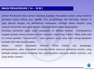 Psikologi dalm pandangan gereja dan masa renaissance | PPTX