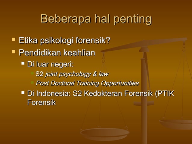 Psikologi forensik | PPT