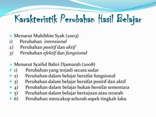 Psikologi ilmu jiwa belajar(powrpoint) | PPTX