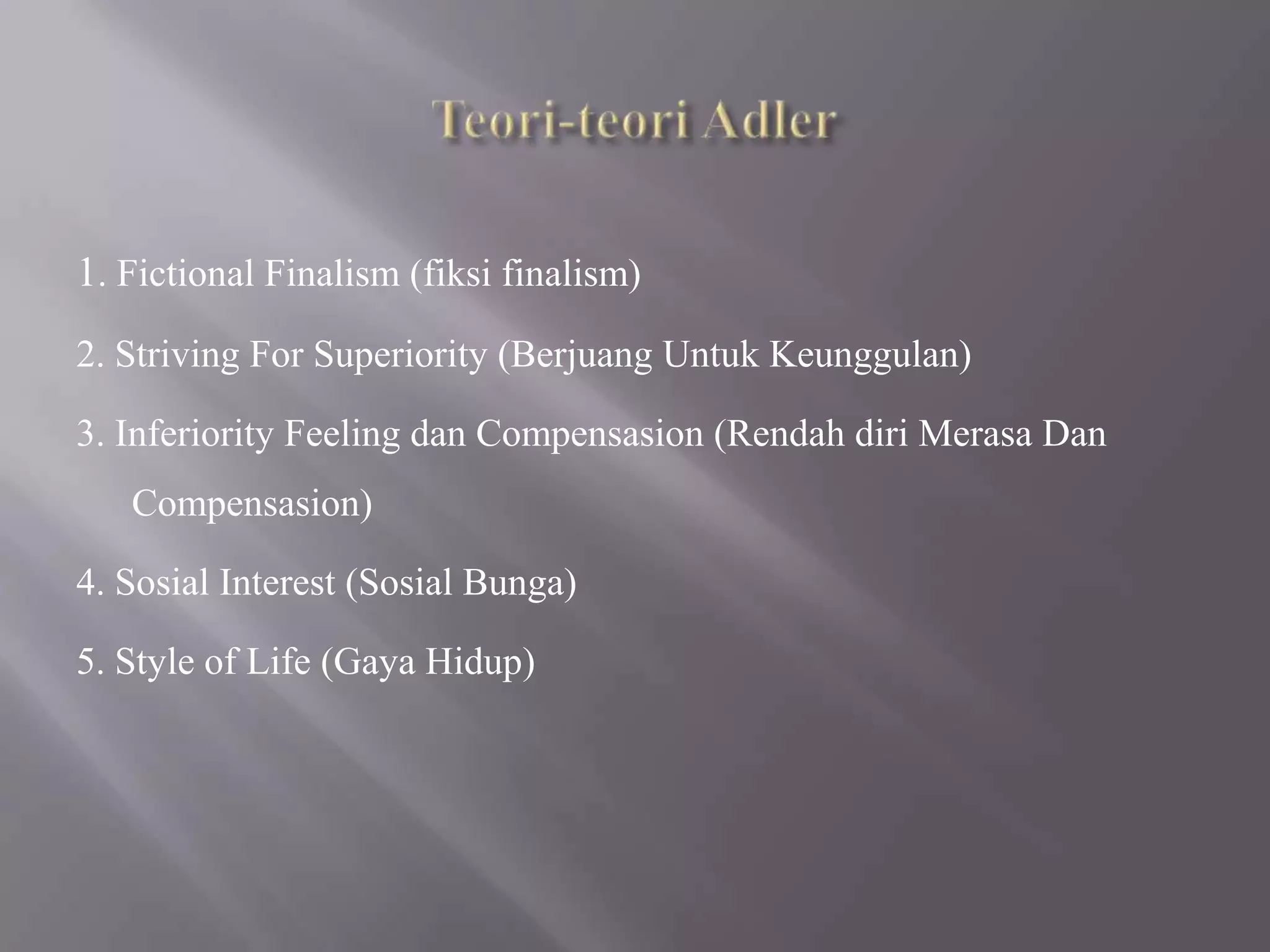 Psikologi individu | PPTX