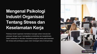 Psikologi Industri dan Organisasi .pptx