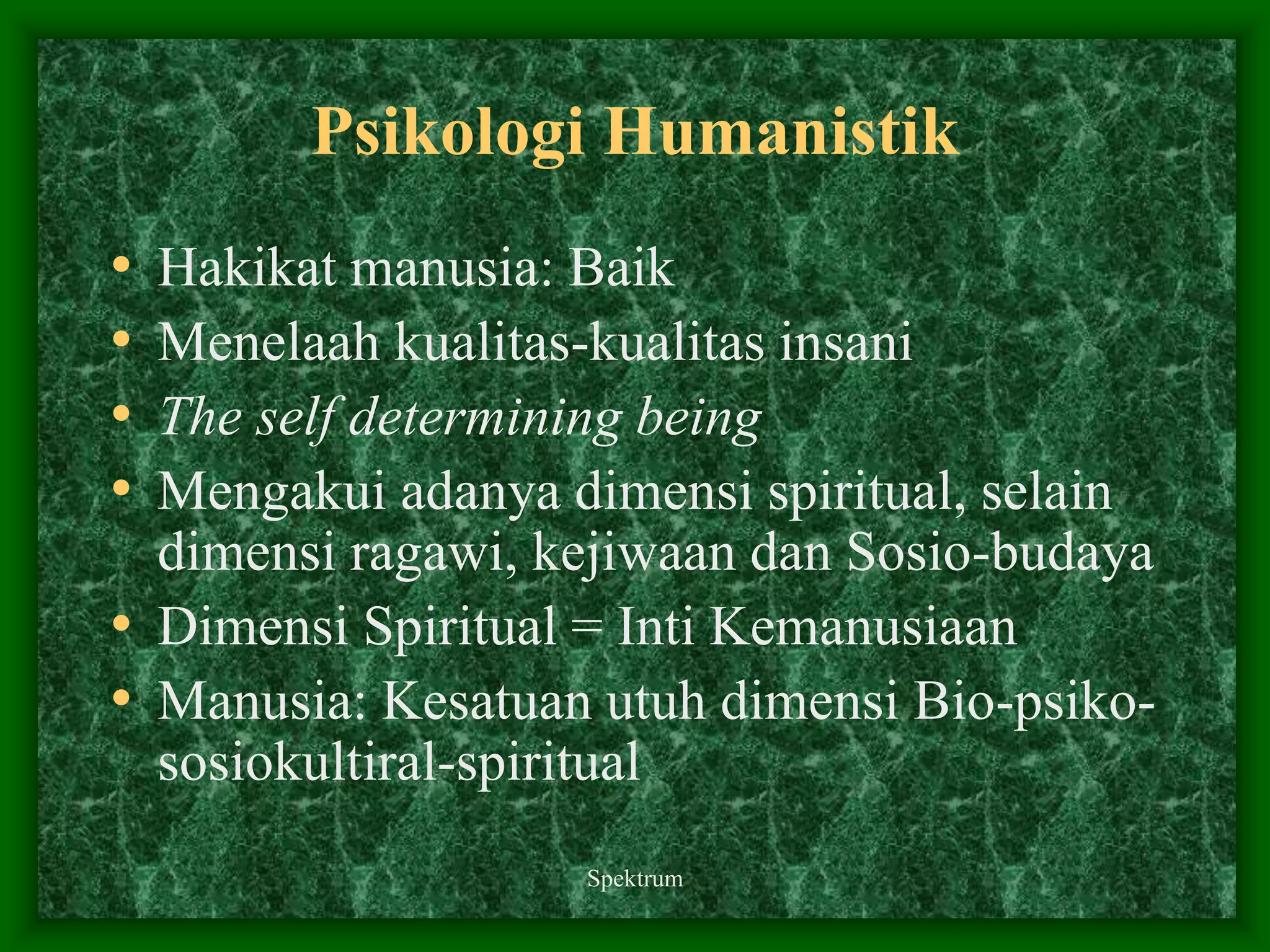 Struktur dan Dinamika Kepribadian Dalam Islam | PPT