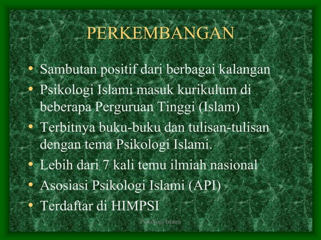 Struktur dan Dinamika Kepribadian Dalam Islam | PPT
