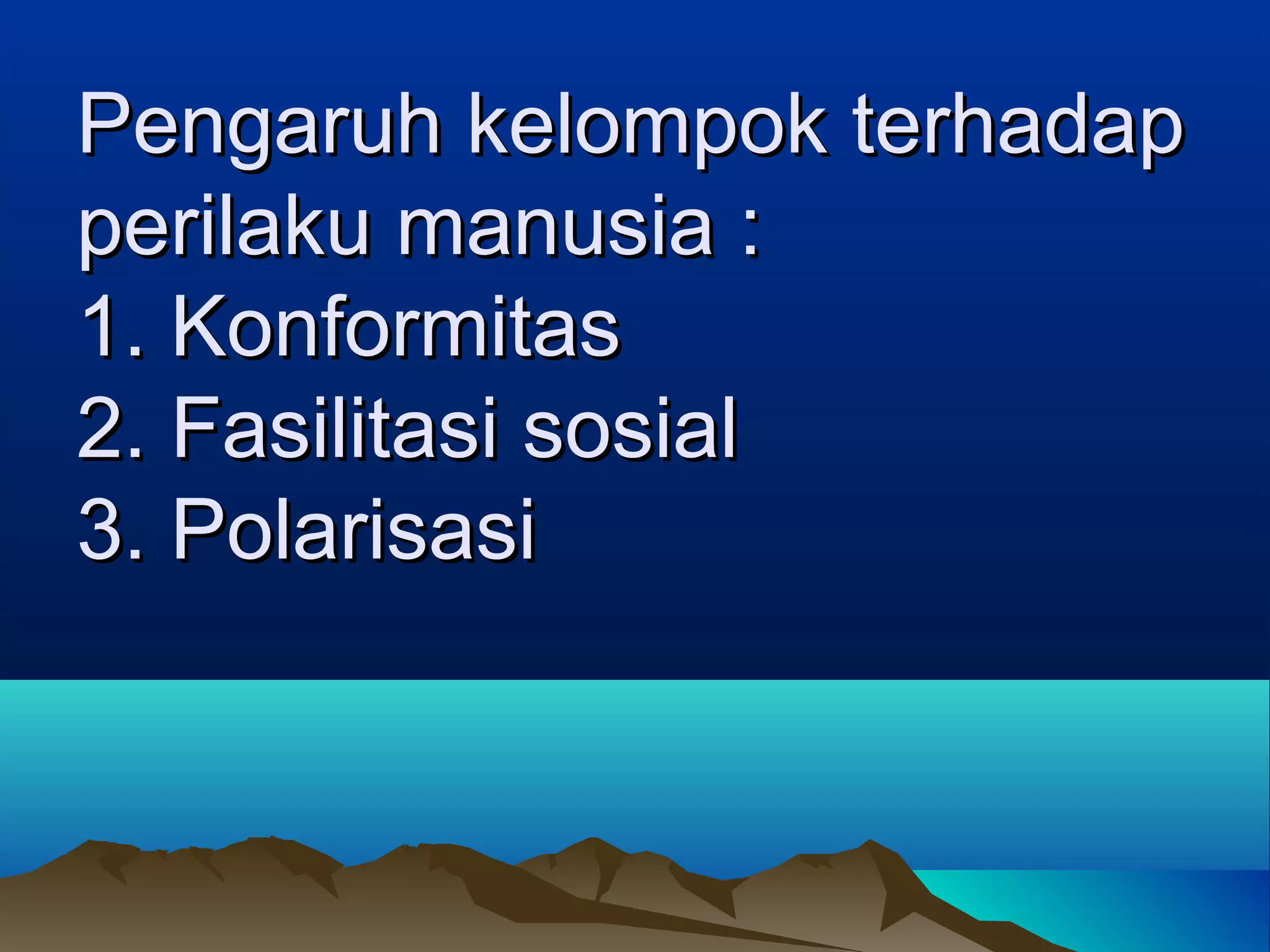 Psikologi kelompok | PPT