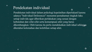 Psikologi kepelatihan olahraga | PPTX