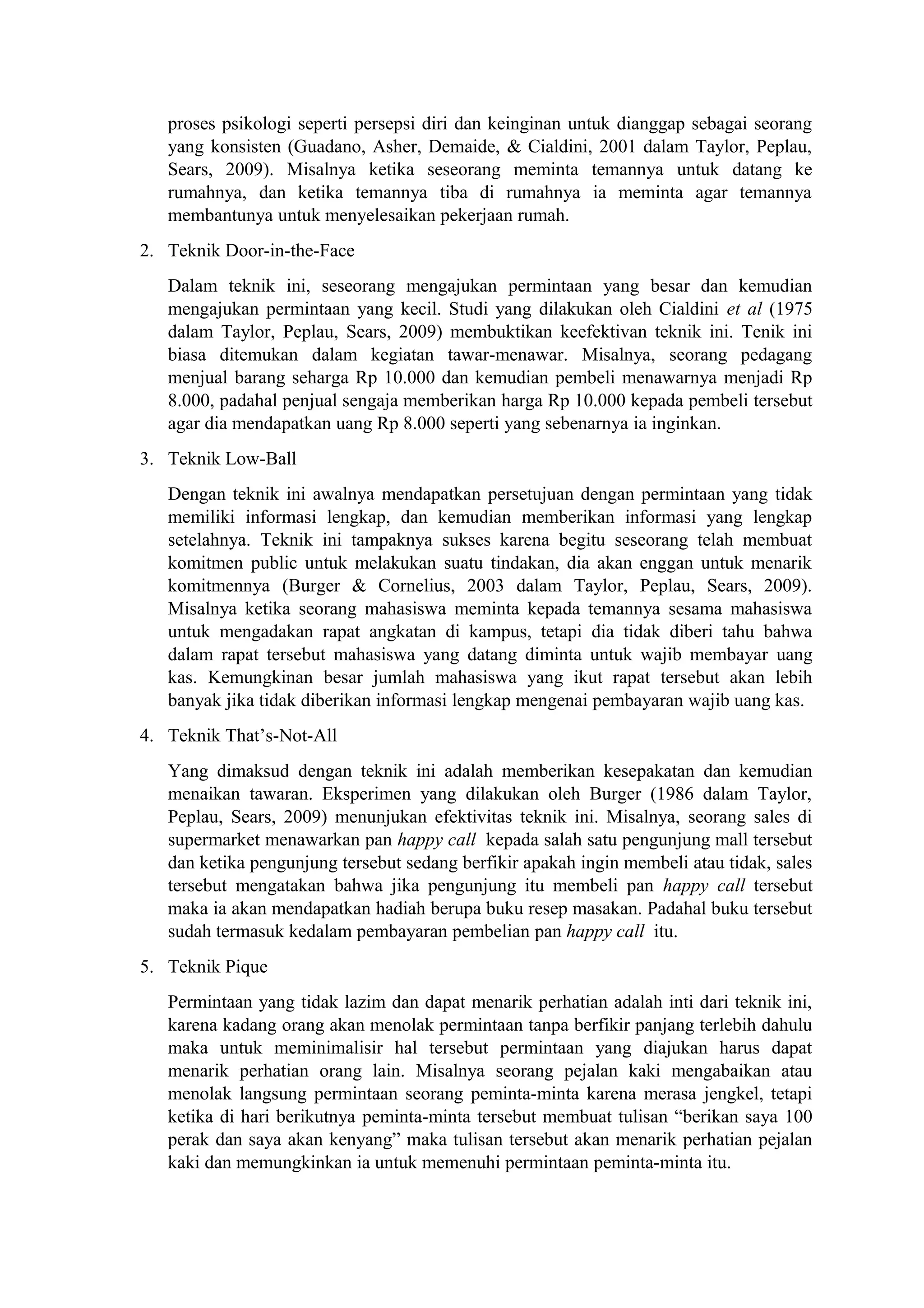 Psikologi sosial pengaruh sosial-kelompok 10 | DOC