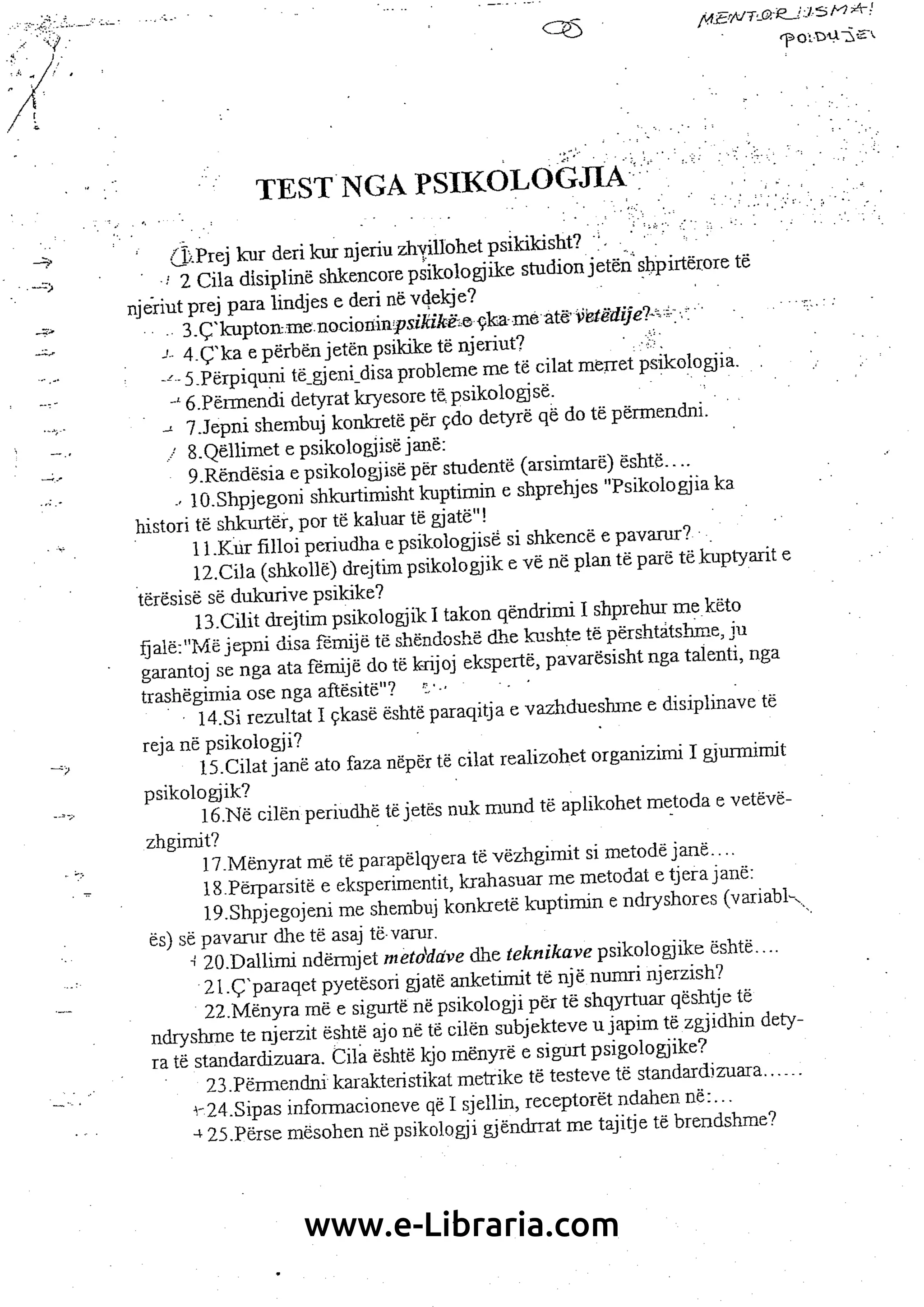 Psikologji pp-permbledhje | PDF
