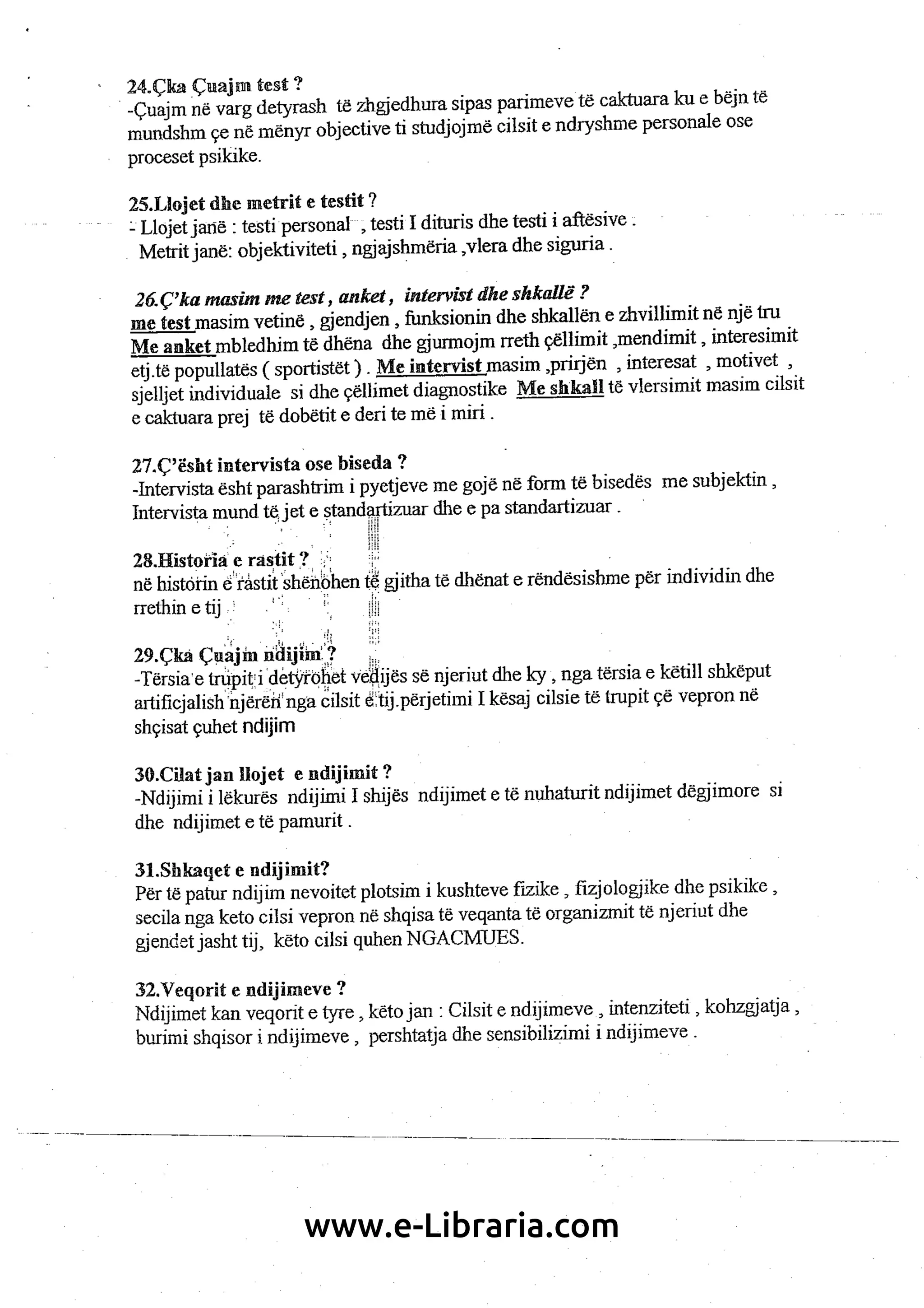 Psikologji pp-permbledhje | PDF