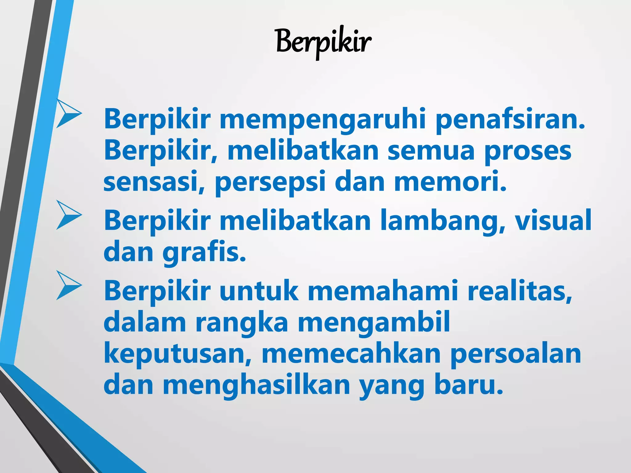 Psikologi memori & berfikir | PPT