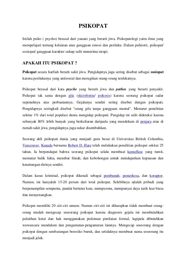 Psikopat