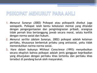 Psikopat | PPTX