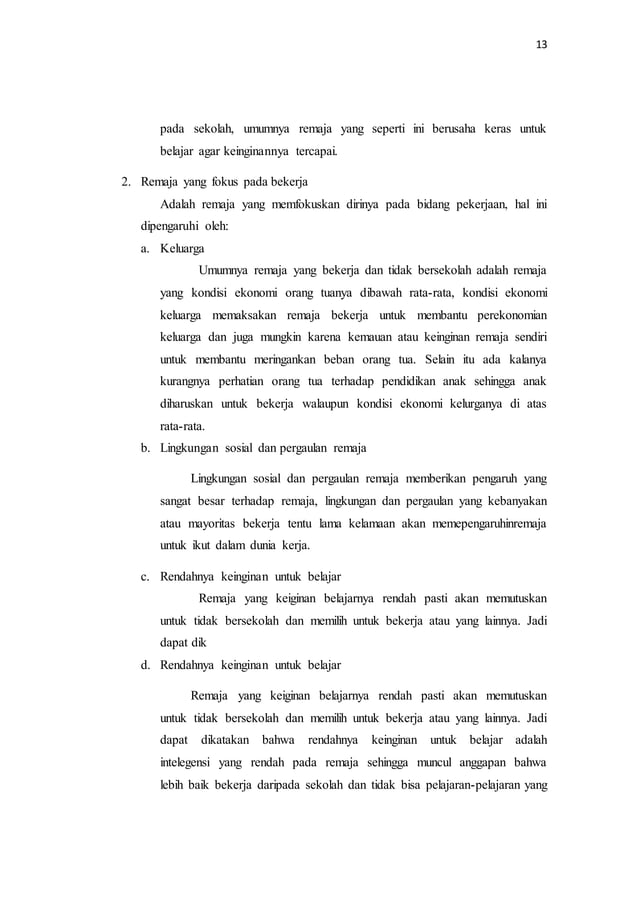 PERKEMBANGAN MASA REMAJA AWAL DAN MASA REMAJA AKHIR | PDF