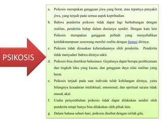 Psikosis | PPTX