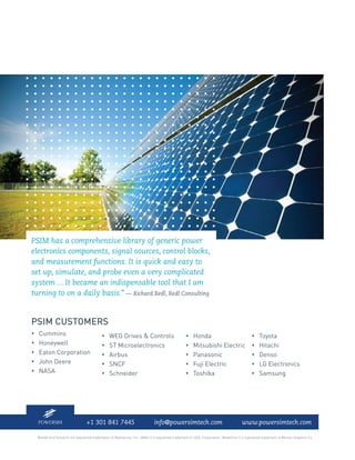 Psim brochure press | PDF