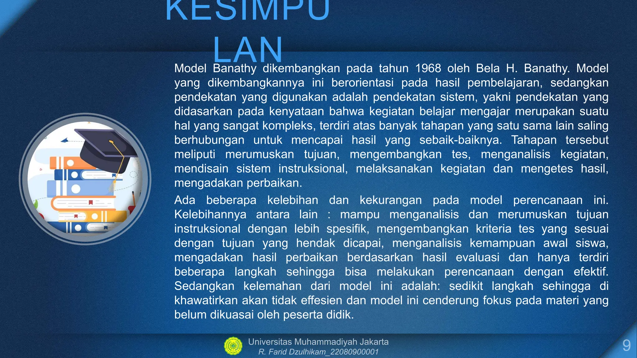 Pengembangan sistem istruksional Model Banathy Bg Faarid.pptx