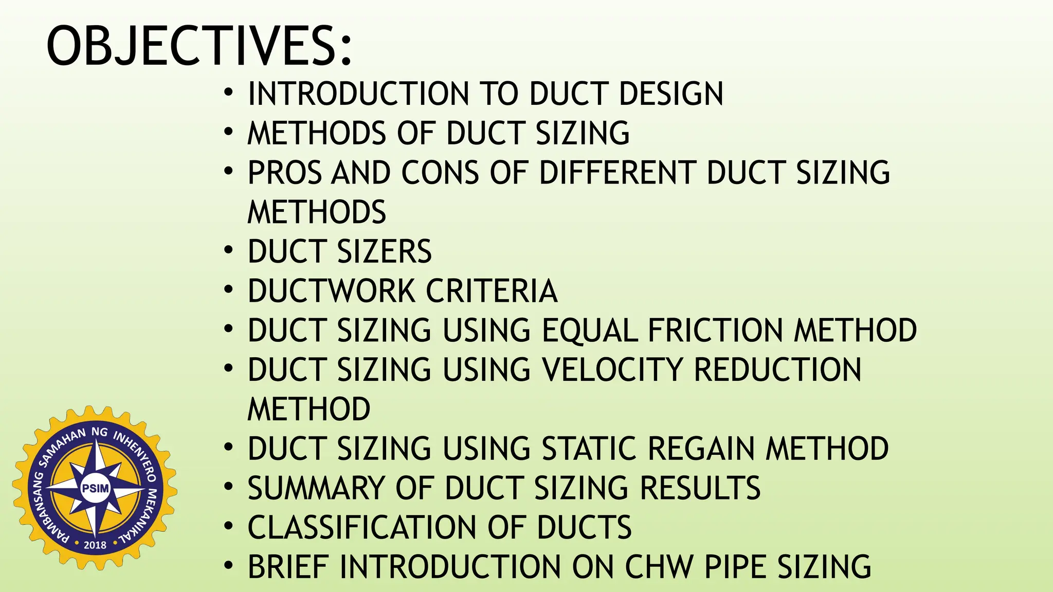 PSIM_STATIC REGAIN DUCT SIZING_FINAL.pptx