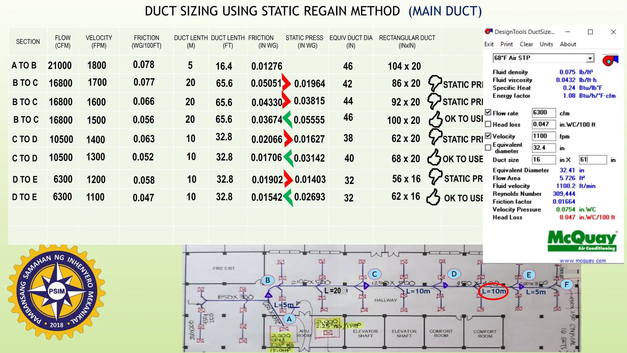 PSIM_STATIC REGAIN DUCT SIZING_FINAL.pptx