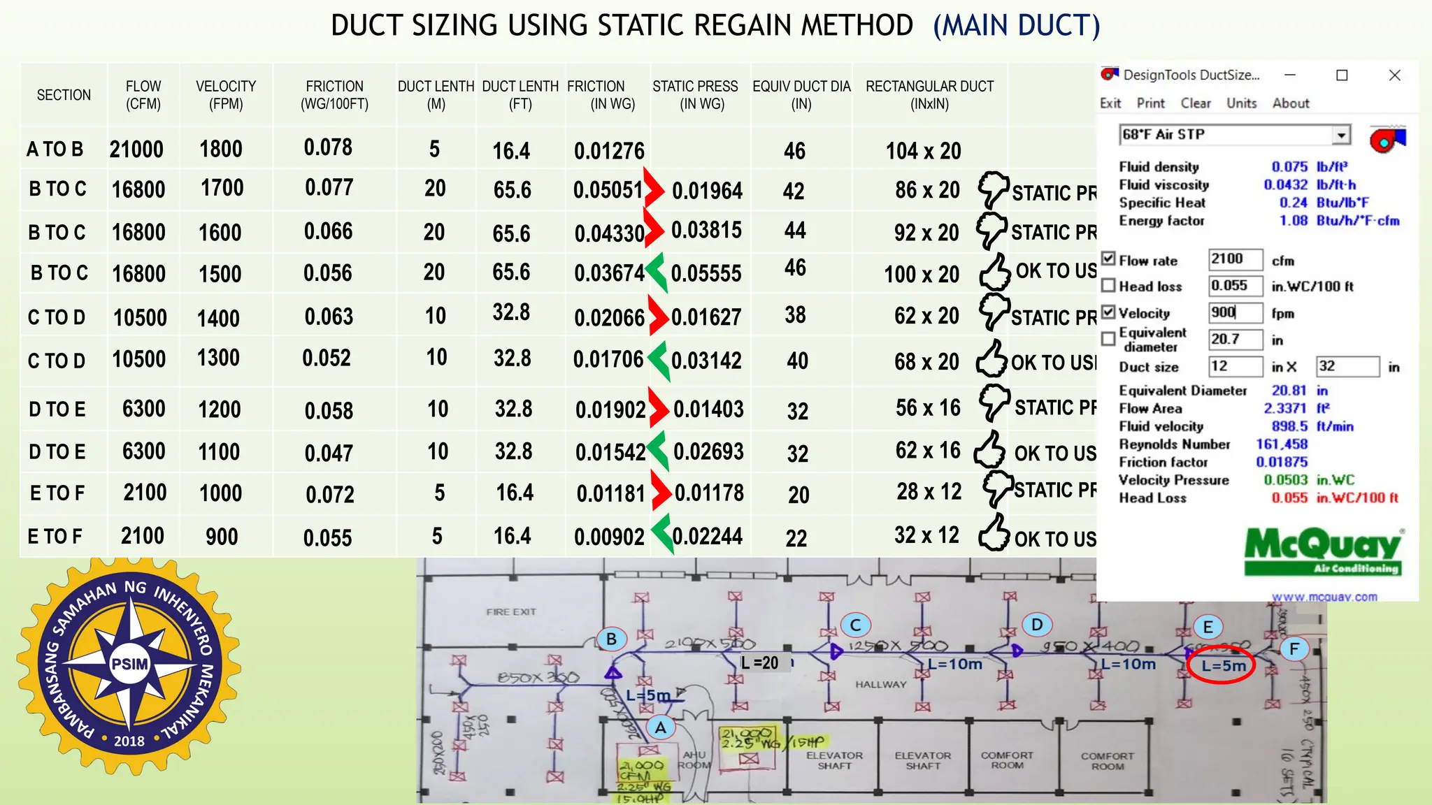 PSIM_STATIC REGAIN DUCT SIZING_FINAL.pptx