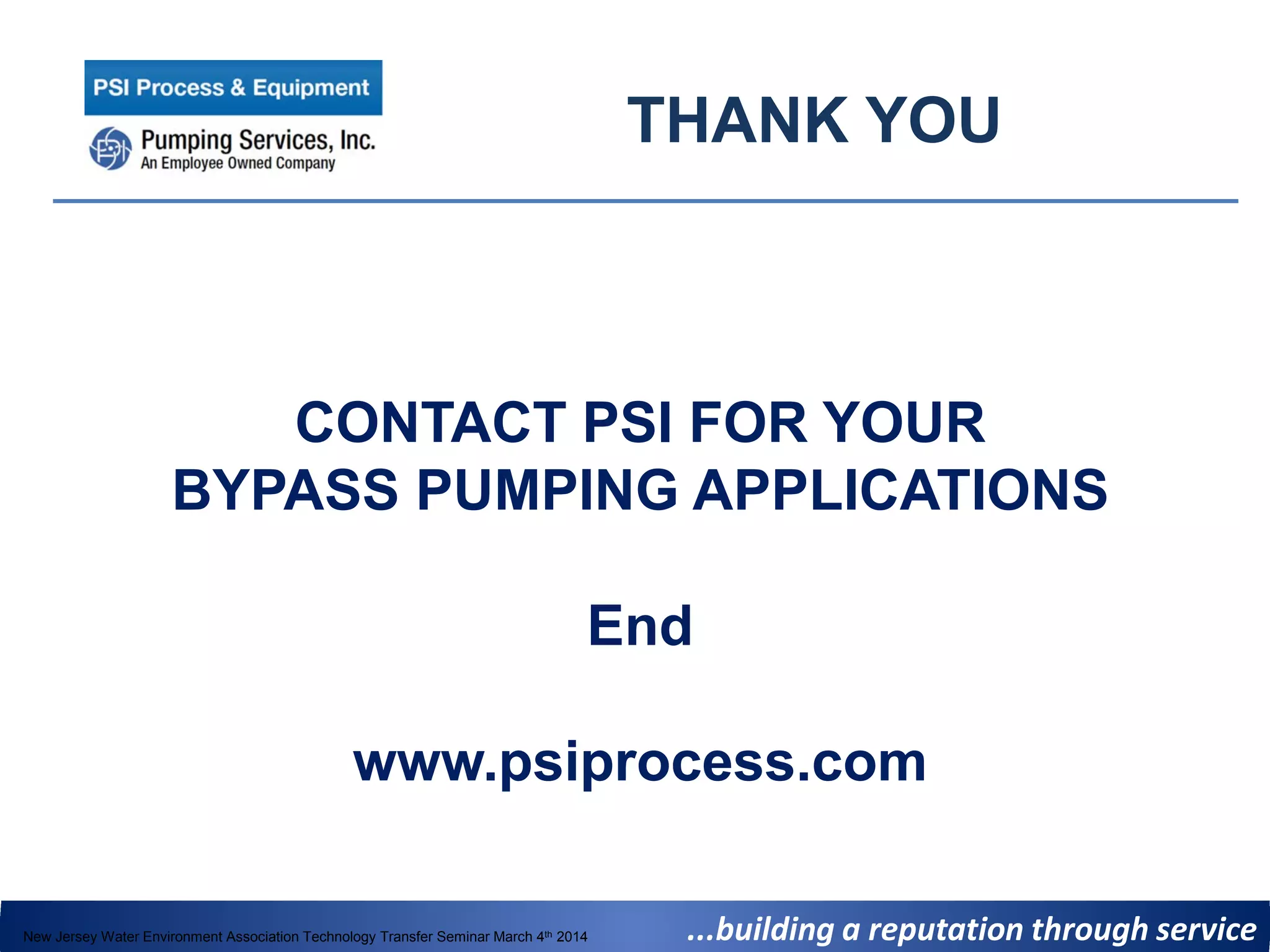 Psi njwea bypass-pumping_ trenchless_technology | PDF