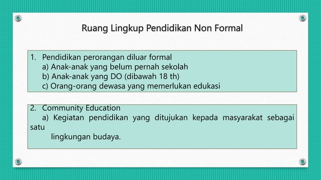 Pendidikan luar sekolah dan non formal.pptx