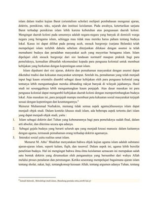 Pengertian Psi ( pengantar studi islam ) | DOCX