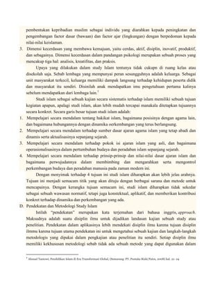 Pengertian Psi ( pengantar studi islam ) | DOCX