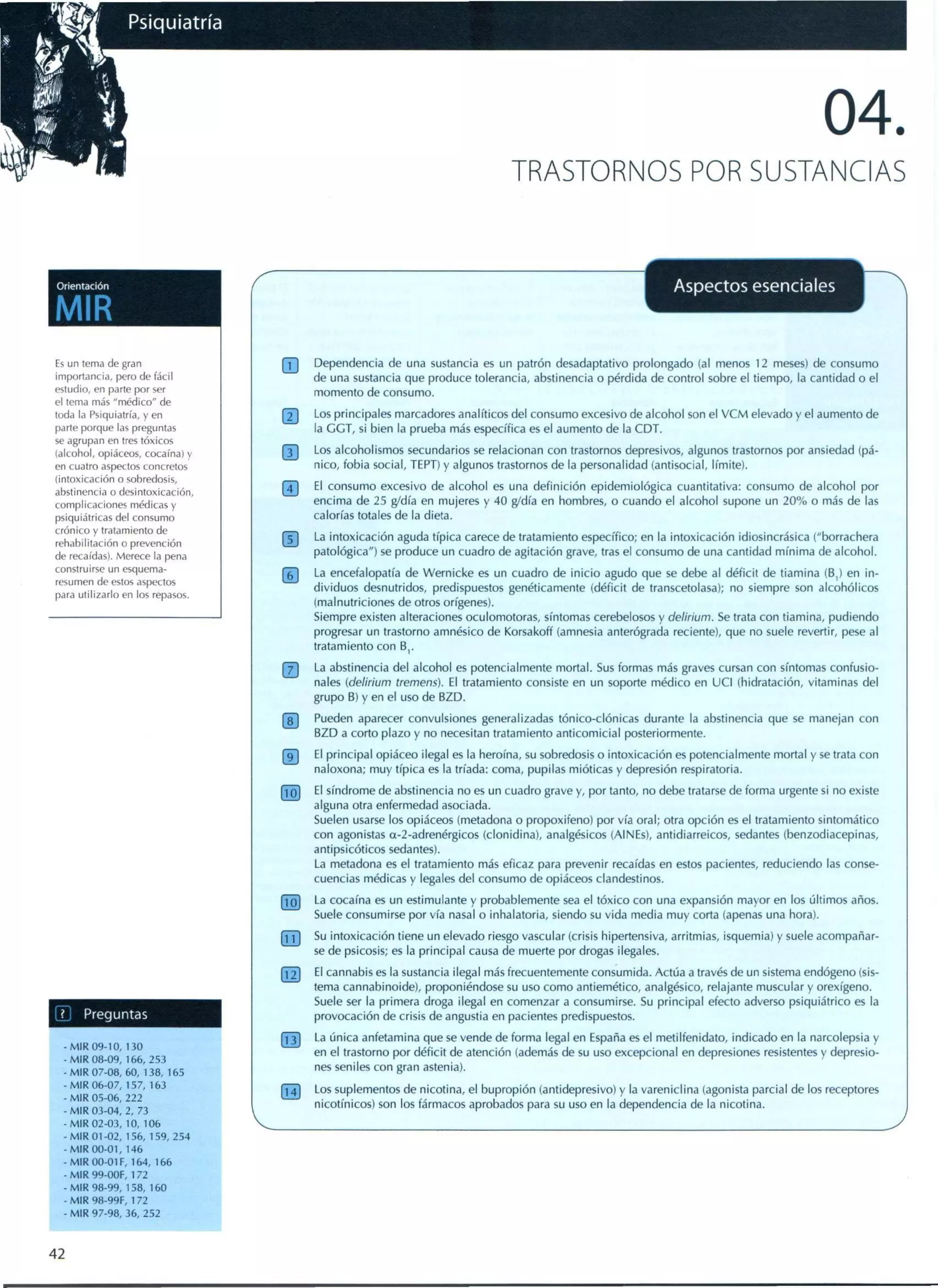 Psiquiatría cto 8 | PDF