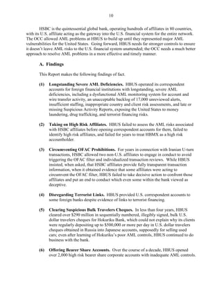 HSBC AML Case History | PDF