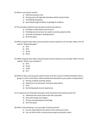 PSISAPracticeTest.pdf | First Aid | Injuries