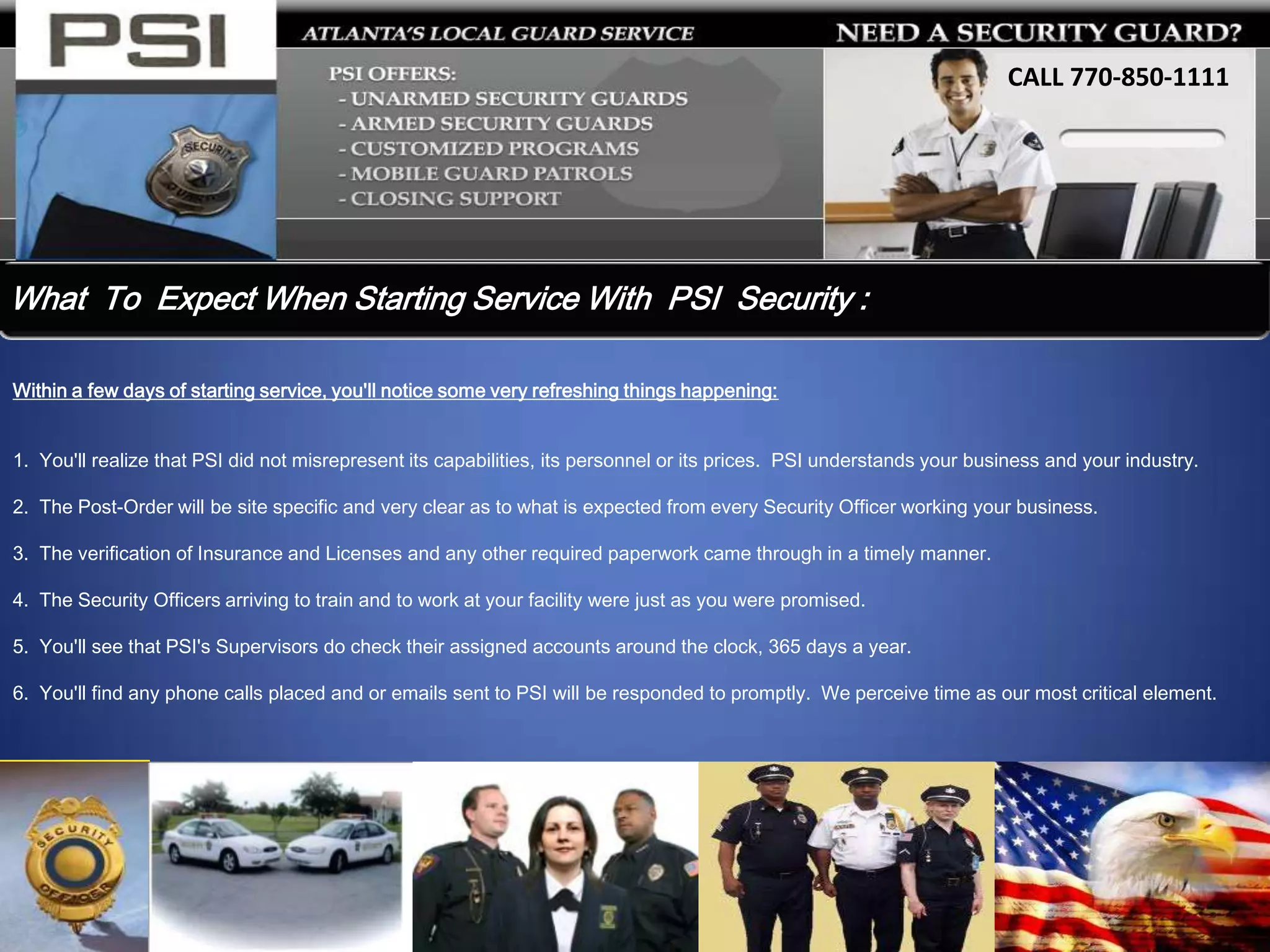 PSI Security Services Power Point | PPSX | Business Utilities | Business